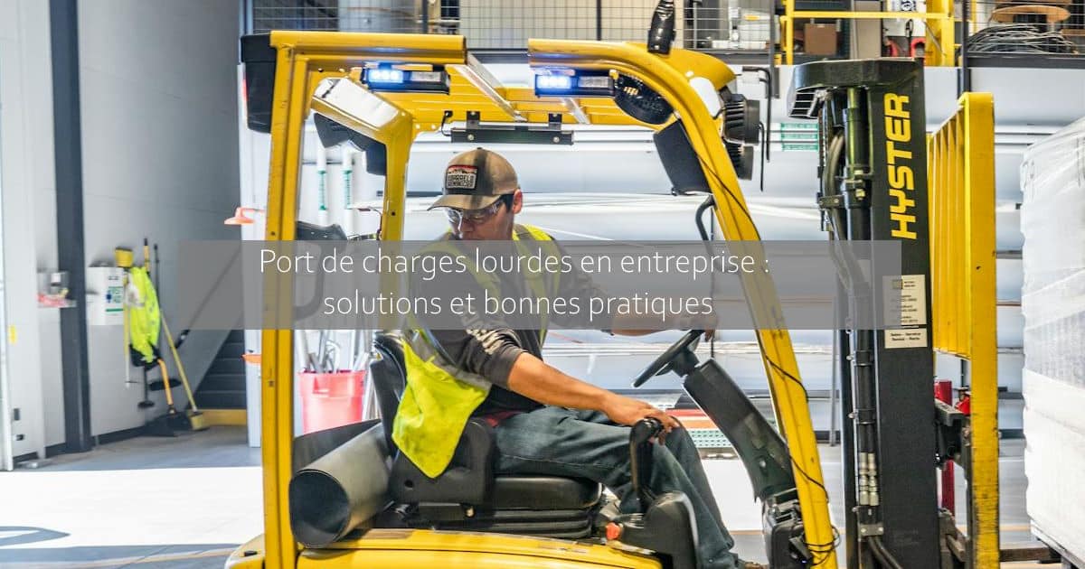 Port de charges lourdes : les exosquelettes et bonnes pratiques sont ...
